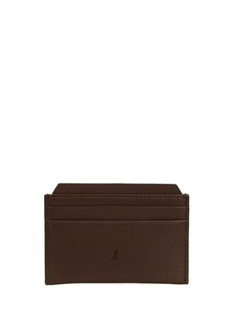 Beymen Club Erkek Kahverengi Logolu Deri Kartvizitlik EU