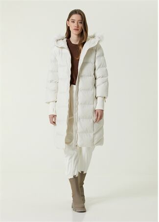 Network Kadın Regular Fit Ekru Kaban Bej L EU