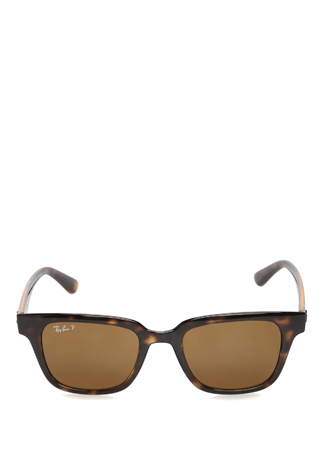 Ray-Ban Turtle Desenli Polarize Camlı Güneş Gözlüğü Kahverengi 5 EU