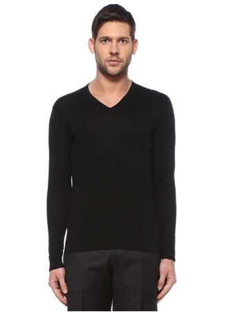 Palzileri Lab Erkek Siyah V Yaka Kazak 46 IT
