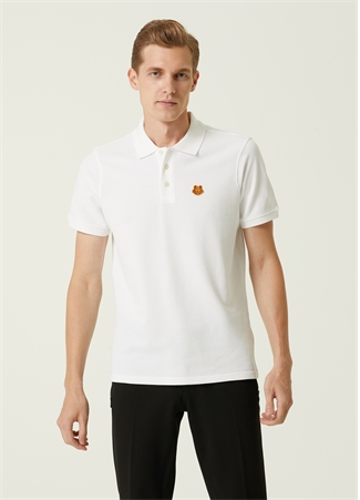 Kenzo Erkek Beyaz Polo Yaka T-shirt XS EU Kenzo Erkek Beyaz Polo Yaka T-shirt XS EU
