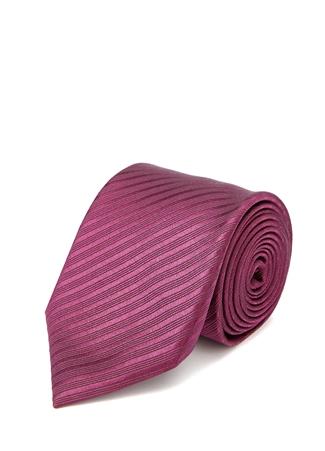 Pal Zileri Erkek Bordo Verev Çizgili İpek Kravat EU Pal Zileri Erkek Bordo Verev Çizgili İpek Kravat EU