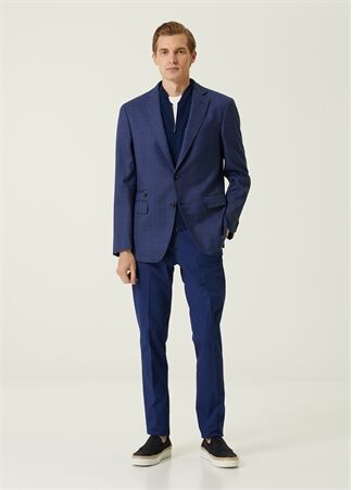 Palzileri Lab Erkek Mavi Mikro Dokulu Pantolon 50 IT