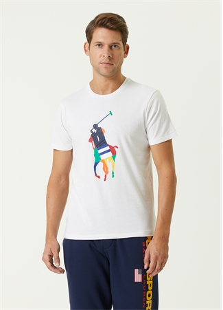Polo Ralph Lauren Erkek Beyaz Bisiklet Yaka Logolu T-shirt XS EU Polo Ralph Lauren Erkek Beyaz Bisiklet Yaka Logolu T-shirt XS EU