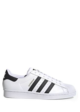 adidas Erkek Superstar Beyaz Deri Sneaker 47.5 EU