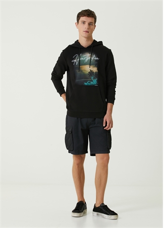 Academia Erkek Antrasit Kargo Bermuda Gri 44 EU