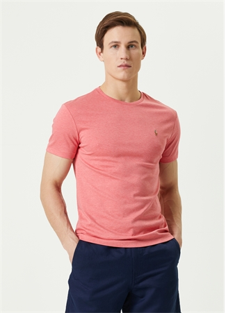 Polo Ralph Lauren Erkek Pembe Logo Nakışlı T-shirt S EU Polo Ralph Lauren Erkek Pembe Logo Nakışlı T-shirt S EU