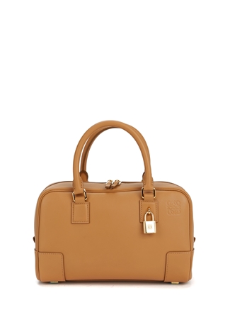 Loewe Kadın Amazona Taba Logo Detaylı Deri Çanta Turuncu EU Loewe Kadın Amazona Taba Logo Detaylı Deri Çanta Turuncu EU