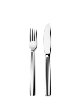 Georg Jensen Bernadotte 8 Parça Çatal Bıçak Takımı Gri Georg Jensen Bernadotte 8 Parça Çatal Bıçak Takımı Gri