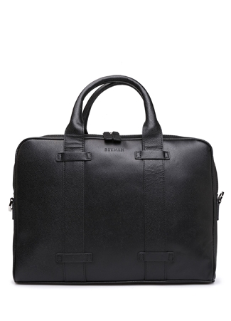 Beymen Hediye Erkek Siyah Logo Detaylı Deri Laptop Çantası EU Beymen Hediye Erkek Siyah Logo Detaylı Deri Laptop Çantası EU