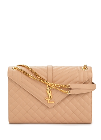 Kadın Large Envelope Nude Deri Çanta Pembe EU Kadın Large Envelope Nude Deri Çanta Pembe EU