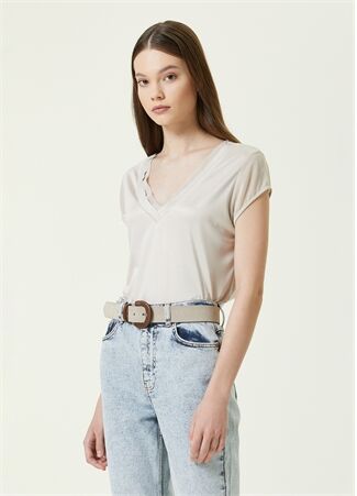 Network Kadın TSHIRT Gri XS EU