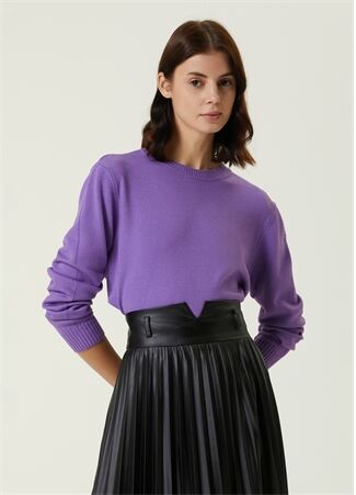 Network Kadın Basic Fit Lila Kazak Mor L EU Network Kadın Basic Fit Lila Kazak Mor L EU