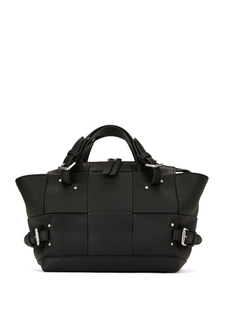 Bottega Veneta Kadın Siyah Örgü Dokulu Deri Omuz Çantası Eu Bottega Veneta Kadın Siyah Örgü Dokulu Deri Omuz Çantası Eu