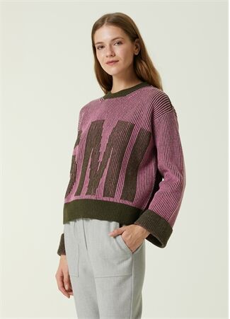 Beymen Club Kadın Pembe Jakarlı Çan Kol Kazak S