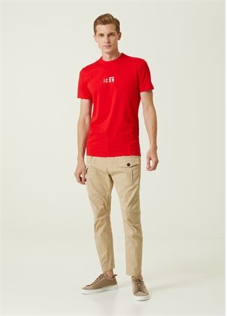 Dsquared2 Erkek Bej Kargo Pantolon 52 IT