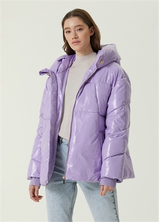 Network Kadın Regular Fit Lila Puff Mont Mor L EU Network Kadın Regular Fit Lila Puff Mont Mor L EU