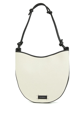 Academia Kadın Bej Kanvas Omuz Çantası Eu