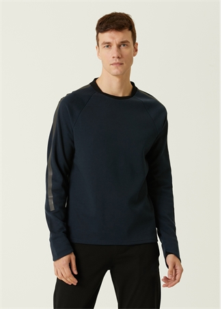 Isaora Erkek Lacivert Şeritli Reglan Kol Sweatshirt XL EU Isaora Erkek Lacivert Şeritli Reglan Kol Sweatshirt XL EU