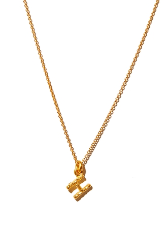 Fidelle Kadın Alphabet Pendant Small H Altın Rengi Kolye S EU Fidelle Kadın Alphabet Pendant Small H Altın Rengi Kolye S EU