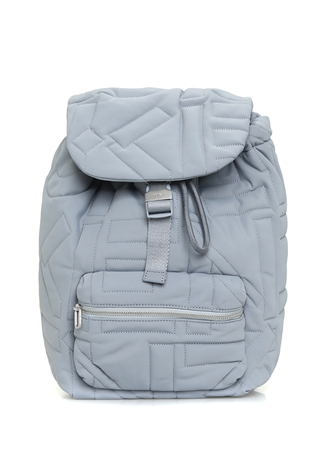 Kenzo Kadın Gri Logo Kapitoneli Sırt Çantası EU