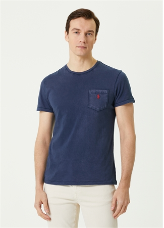 Polo Ralph Lauren Erkek Custom Slim Fit Lacivert Logolu T-shirt S EU Polo Ralph Lauren Erkek Custom Slim Fit Lacivert Logolu T-shirt S EU