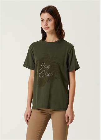 Network Kadın Basic Fit Haki T-shirt S EU Network Kadın Basic Fit Haki T-shirt S EU