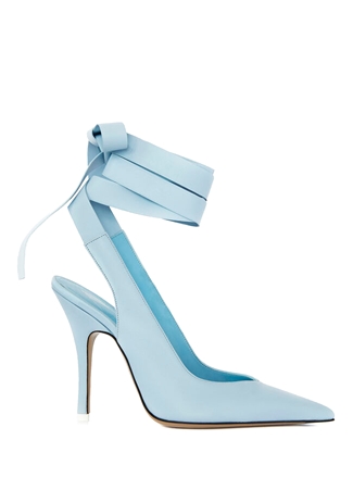 The Attico Kadın Venus Mavi Deri Topuklu Ayakkabı 35.5 EU