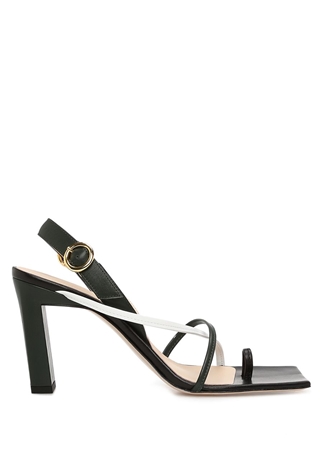 Wandler Kadın Elza Lacivert Parmak Detaylı Deri Sandalet 36.5 EU