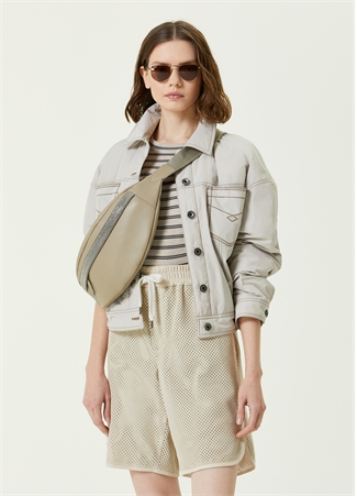 Brunello Cucinelli Kadın Gri Boncuk İşlemeli Mont 38 It Brunello Cucinelli Kadın Gri Boncuk İşlemeli Mont 38 It