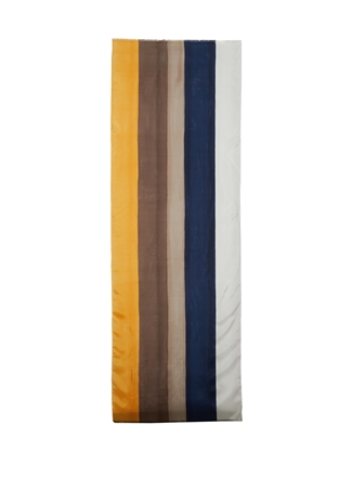 Palzileri Lab Erkek Colorblocked İpek Atkı Siyah EU Palzileri Lab Erkek Colorblocked İpek Atkı Siyah EU