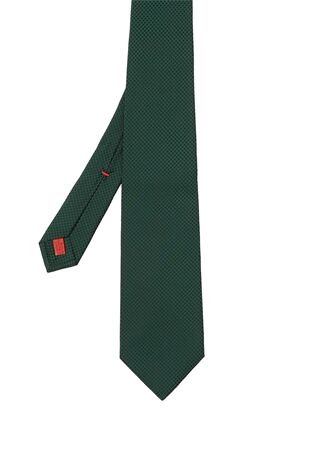 Isaia Erkek Yeşil İpek Kravat EU