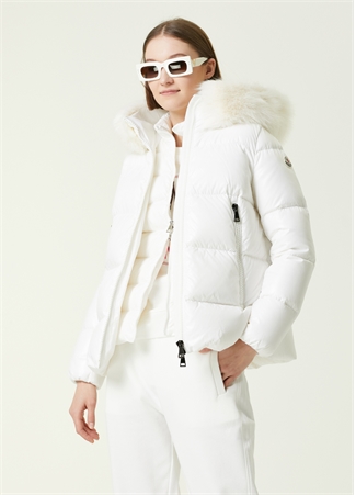 Moncler Kadın Laiche Beyaz Kapüşonlu Puff Mont 0 US Moncler Kadın Laiche Beyaz Kapüşonlu Puff Mont 0 US