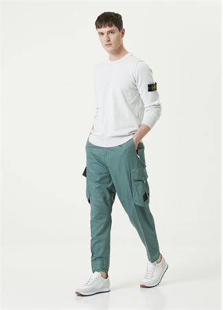Stone Island Shadow Erkek Yeşil Cep Detaylı Pantolon 54 IT