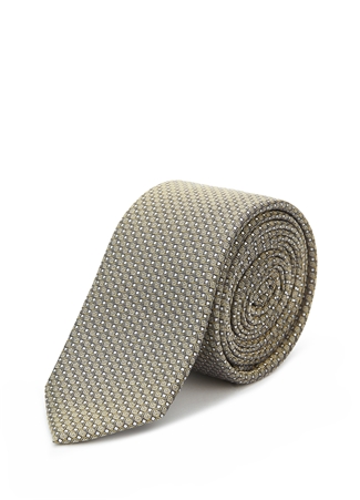 Palzileri Lab Erkek Hardal Geometrik Desenli İpek Kravat Sarı EU Palzileri Lab Erkek Hardal Geometrik Desenli İpek Kravat Sarı EU