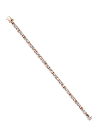 Kısmet by Milka Kadın Beads Tek Sıra Pırlantalı Altın Rengi Bileklik EU Kısmet by Milka Kadın Beads Tek Sıra Pırlantalı Altın Rengi Bileklik EU
