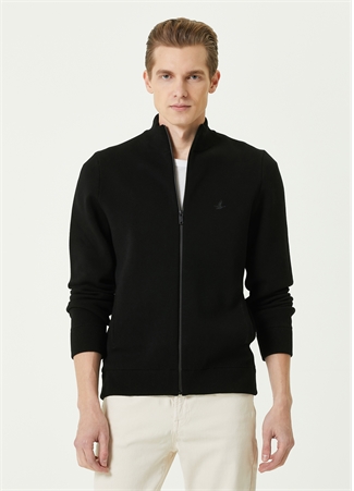 Beymen Club Erkek Siyah Logolu Triko Hırka XL Beymen Club Erkek Siyah Logolu Triko Hırka XL