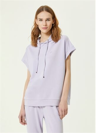 Network Kadın Lila Sweatshirt Mor Xs Eu