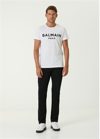 Balmain Erkek Siyah Beli Logolu Dar Paça Eşofman Altı S EU Balmain Erkek Siyah Beli Logolu Dar Paça Eşofman Altı S EU