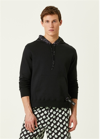 Etro Erkek Siyah Kapüşonlu Logolu Sweatshirt S EU Etro Erkek Siyah Kapüşonlu Logolu Sweatshirt S EU