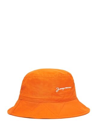 Jacquemus Kadın Turuncu Logolu Şapka 58 EU