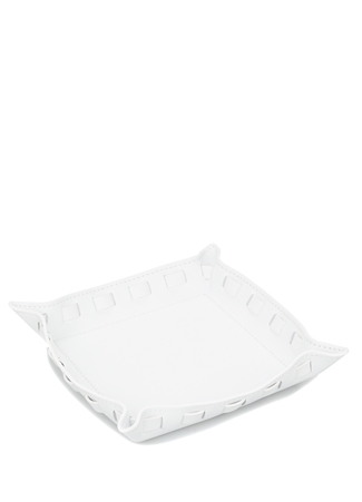 Beymen Home Marine Beyaz Dekoratif Deri Tabak Beymen Home Marine Beyaz Dekoratif Deri Tabak