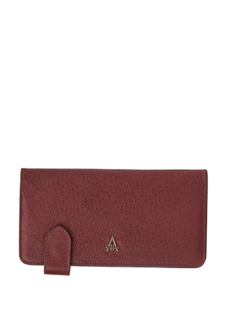 Hiva Atelier Kadın Fluctus Bordo Logolu Deri Cüzdan Eu Hiva Atelier Kadın Fluctus Bordo Logolu Deri Cüzdan Eu