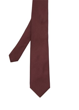 Corneliani Erkek Bordo İpek Kravat Mor EU