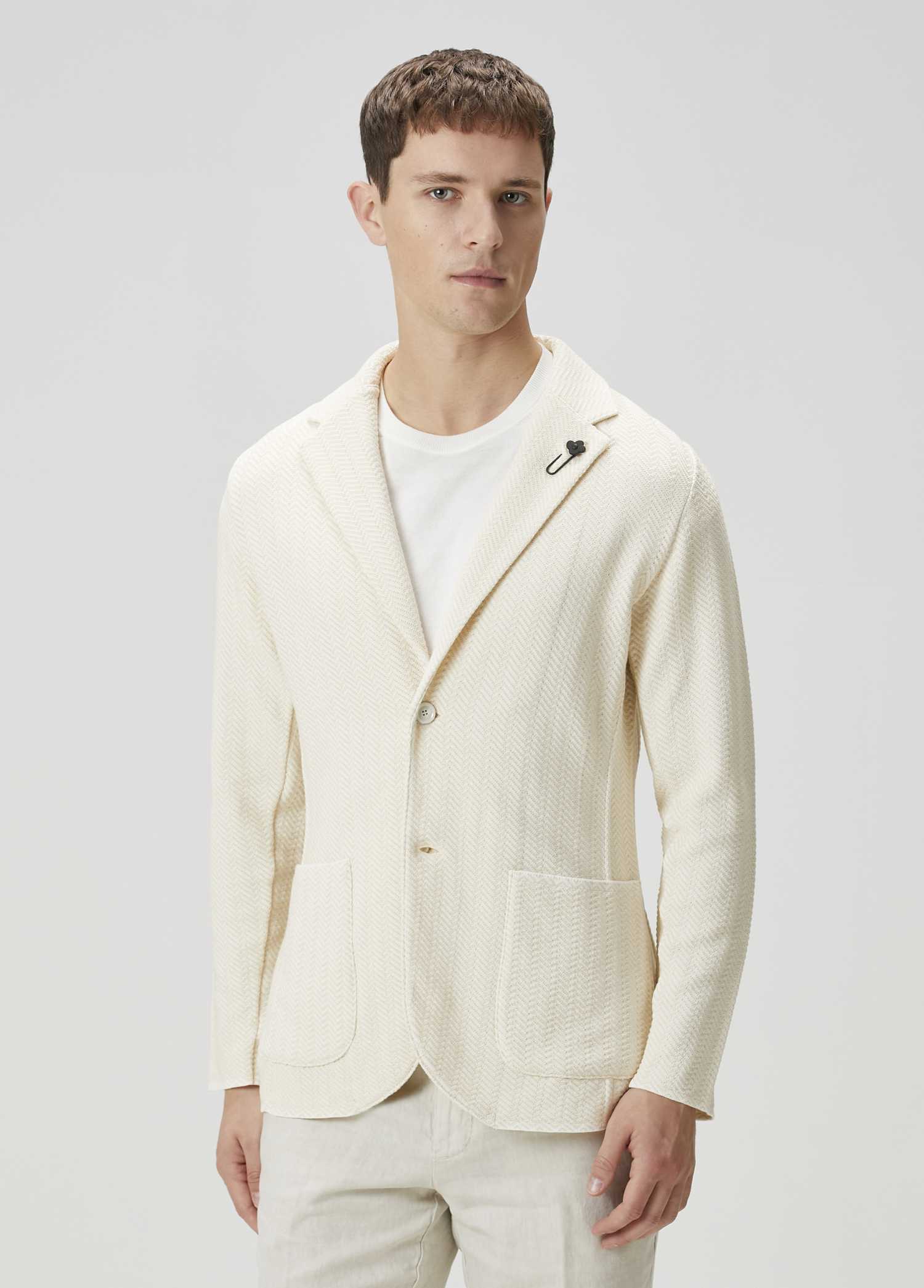 Beige Lardini Beige Men Beige Knit Jacket 1730408 | Beymen