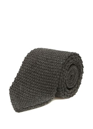 Beymen Collection Erkek Antrasit Dokulu Kravat Gri EU IT