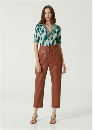 Dodo Bar Or Kadın Yeşil Geometrik Desenli Triko 42 IT Dodo Bar Or Kadın Yeşil Geometrik Desenli Triko 42 IT