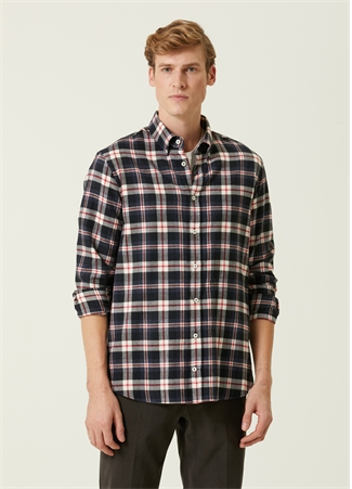 Beymen Collection Erkek Comfort Fit Lacivert Ekoseli Gömlek S EU Beymen Collection Erkek Comfort Fit Lacivert Ekoseli Gömlek S EU