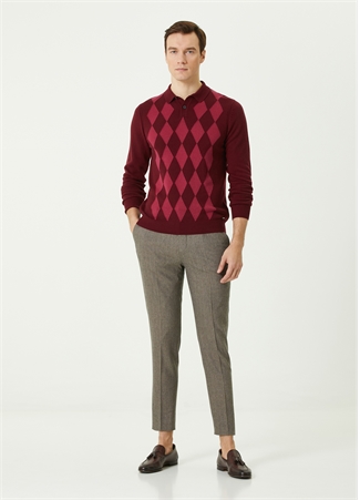 Hemington Erkek Tom Kamel Flannel Yün Pantolon Kahverengi 36 EU Hemington Erkek Tom Kamel Flannel Yün Pantolon Kahverengi 36 EU