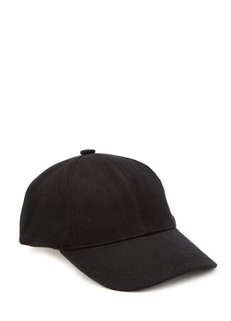 Beymen Collection Erkek Siyah Yün Şapka EU